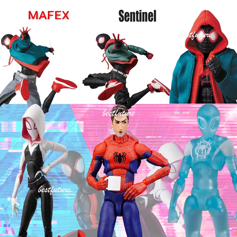 SpiderMan Across The Spider Verse Miles Morales Mafex 107 Shf Spider ...
