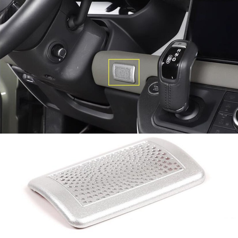 Aluminum Car Steering Wheel Central Console Microphone Protection Cover ...