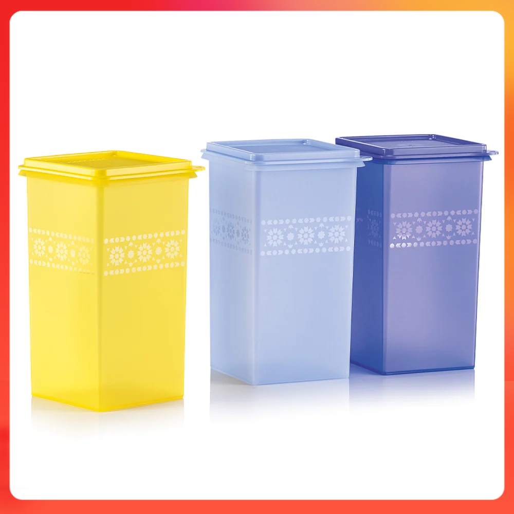 Tupperware 3.1L Mosaic Keeper Bekas Roti Putih Gardenia Massimo Viral ...