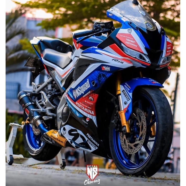 Decal Sticker Motorcycle YAMAHA R15 V3/R15 V2/R15 V4 MANDALIKA LIVERY ...