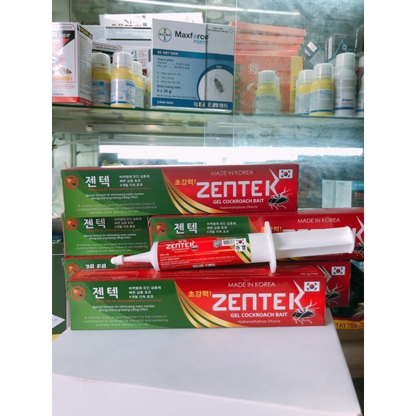 Zentek Cockroach Killer - 30g Tube - Korea - German Cockroach Killer - American Cockroach Killer ...