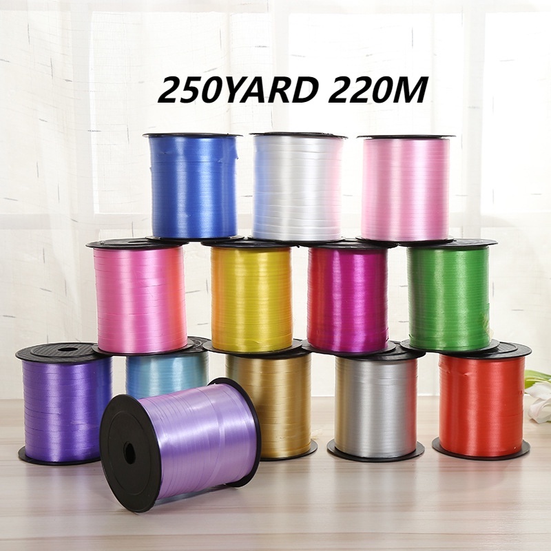【Ready Stock 】250Y Roll Curling Balloon String Ribbon Gift Packing ...