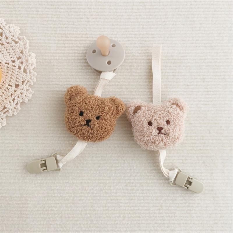 BB Bear Soother Clip Anti Drop Pacifier Chain Newborn Pacifier Clip for ...