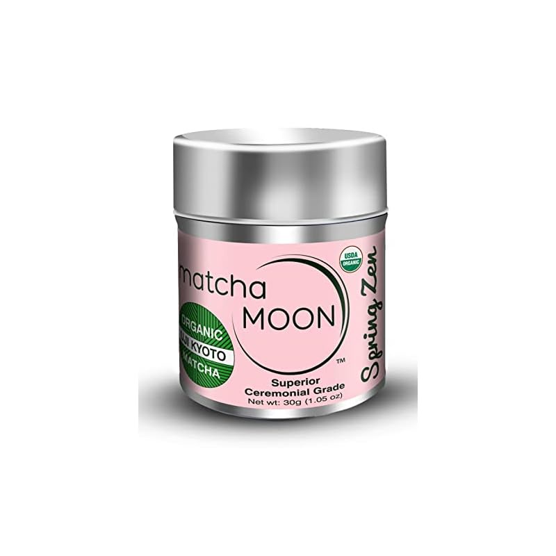 Matcha Moon Spring Zen 30g Kyoto Uji Matcha Organic Organic Ceremonial ...