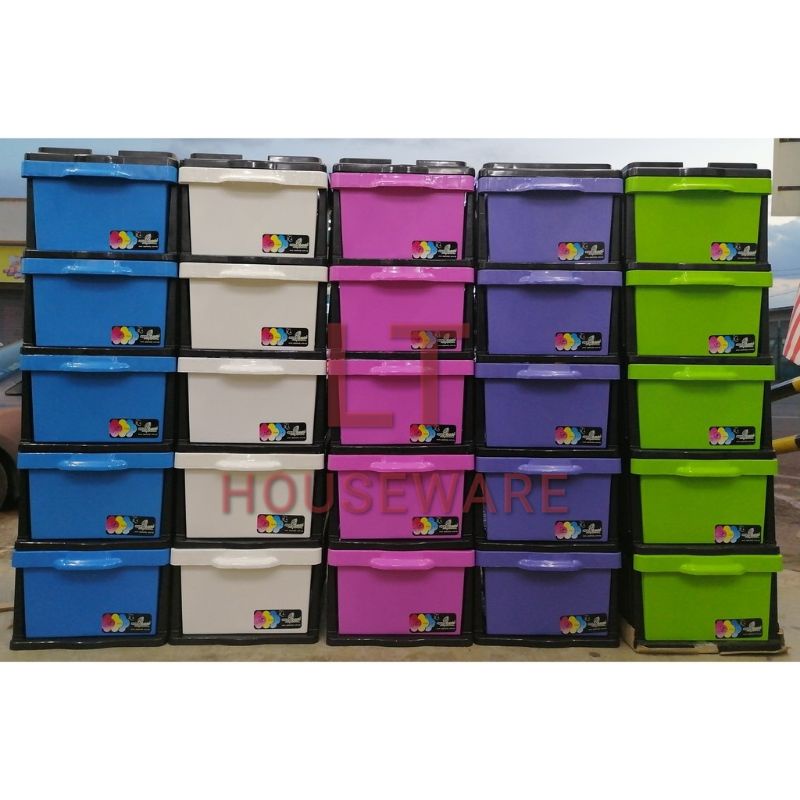 AppleLady 5 tier plastic storage drawer Storage Drawer clothes Plastic ...