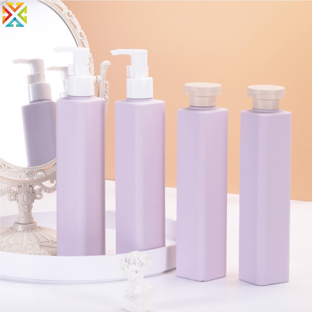 250ml Square Lotion Bottle Shower Gel Shampoo Bottle Travel Refill ...