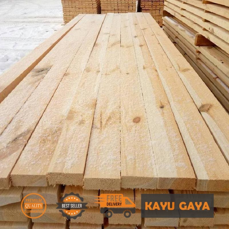 Kayu Gaya | Kayu | Perabot Projek DIY New Pine Wood 2 Inch x 4 Inch ...