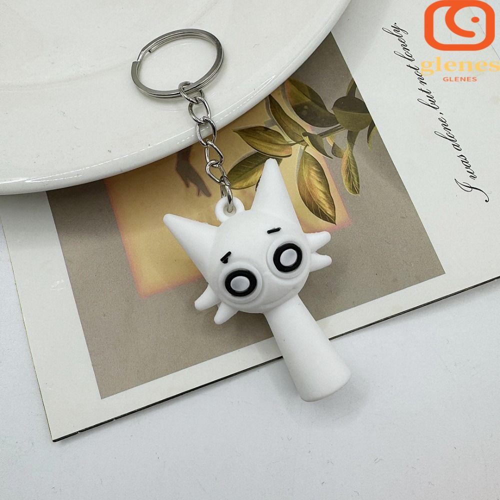 GLENES Game Sprunki Keychain, Cartoon Bag Decor Oren Raddy Doll Keyring ...