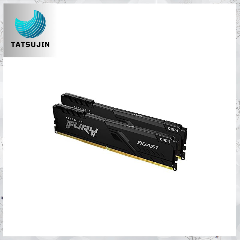 Kingston FURY Desktop PC Memory DDR4 3200MHz 8GB x 2 (Kingston FURY Beast CL16 KF432C16BBK2/16 ...