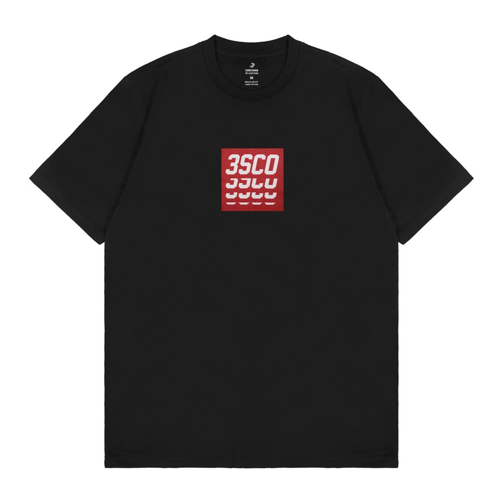KATUN 3second Men's T-Shirt Short Sleeve Regular Fit Cotton Script ...