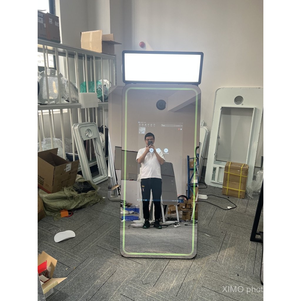 case magic foto master hot round 70 inch smart mirror x photo booth ...