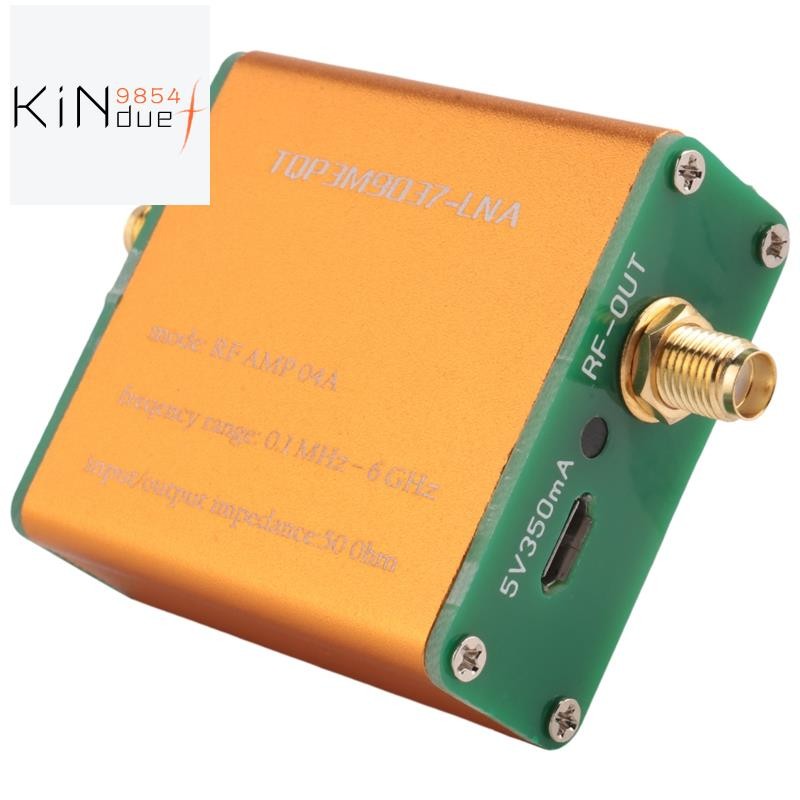 100K-6GHz All Band Amplifier HF FM VHF UHF RF Preamplifier High Linearity Ultra-Low Noise Gain ...