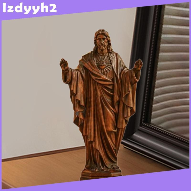[LzdyyhacMY] Jesus Statue Carving Christian Decor Collection Christmas ...