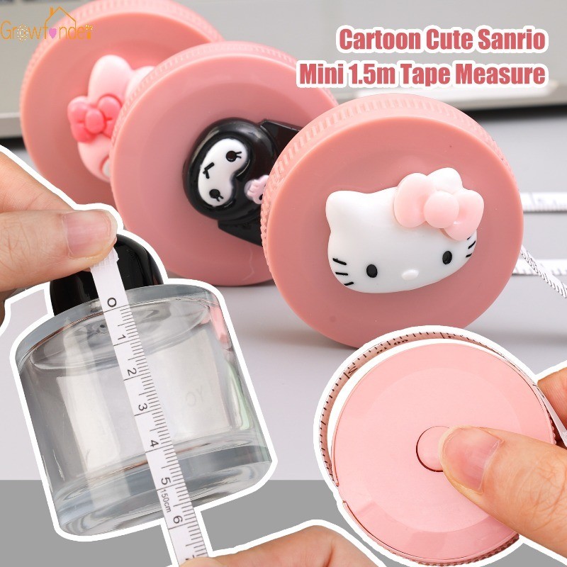 Portable Kawaii Sanrio series Manual Gauge Reel Ruler for home ...