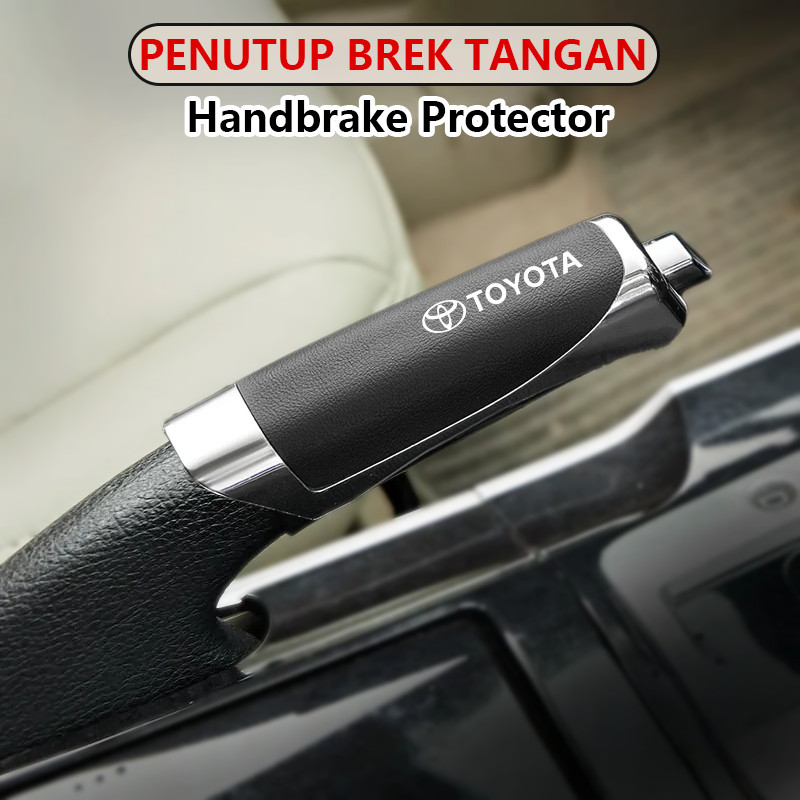Toyota Car Leather Handbrake Cover Non-slip Protection Decoration for ...