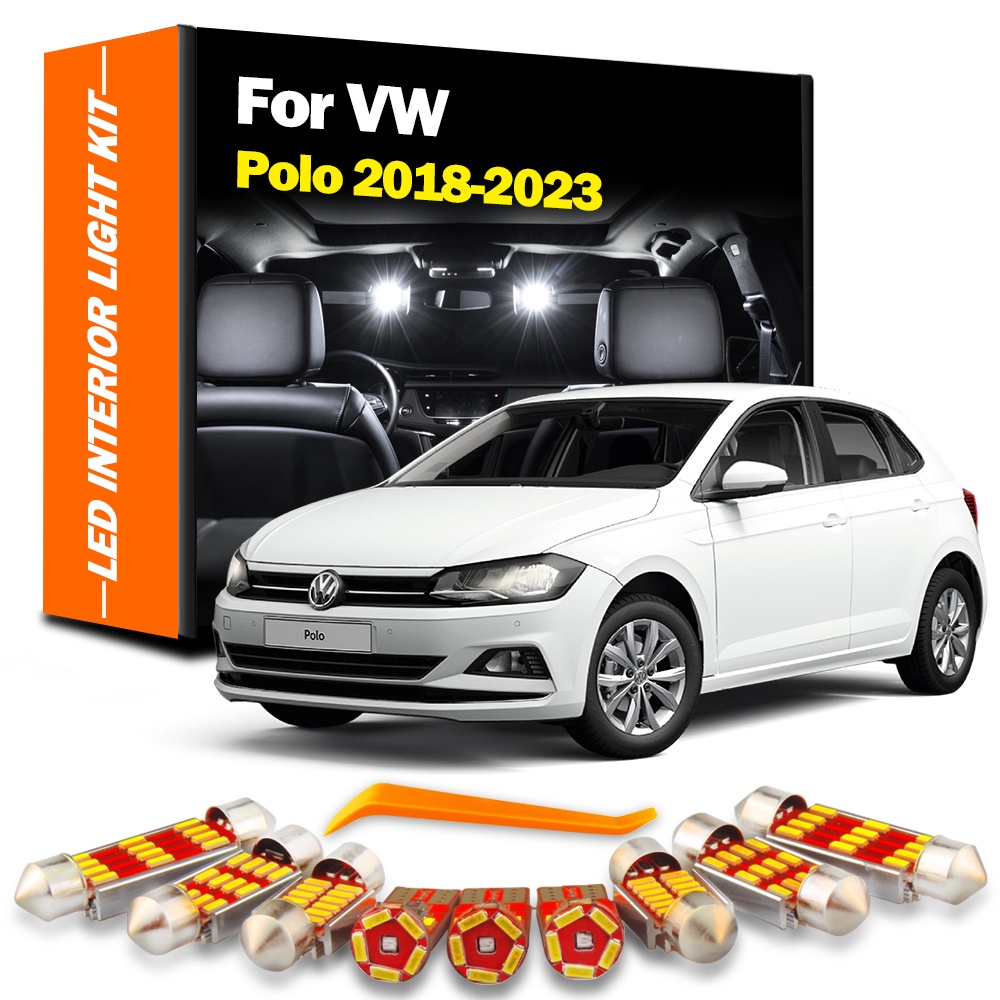 10Pcs Canbus Auto Accessories For Volkswagen VW Polo AW1 BZ1 2018 2019 ...