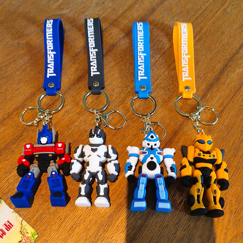 Transformers Keychain Action Figures Optimus Prime Bumblebee Pendants ...