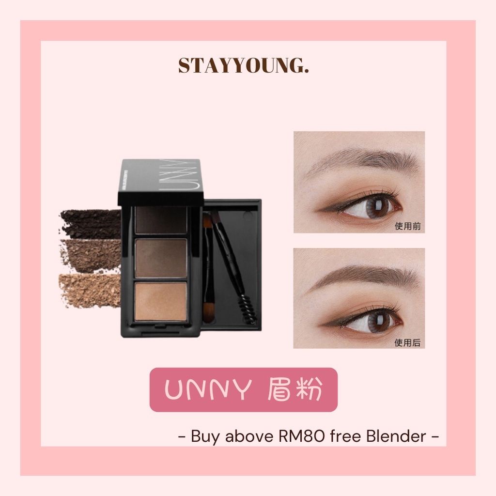 『READY STOCK-KL MSIA』 Eyebrow Compact Eyebrow Powder Kit UNNY CLUB 眉粉 ...