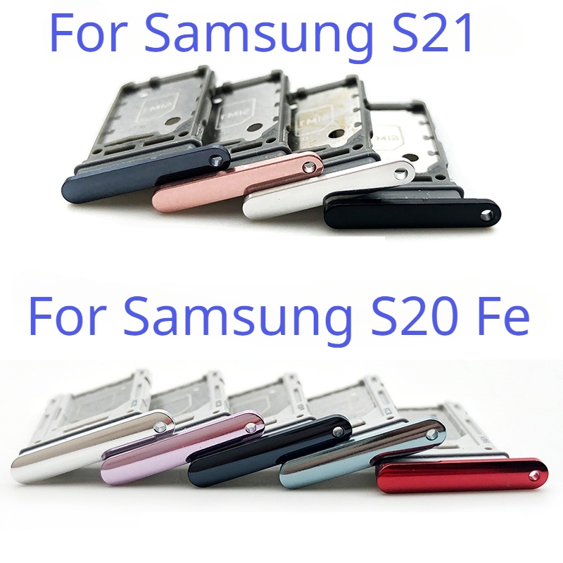 For Samsung Galaxy S21 S20 Fe Dual Card SIM Card Module Spare | Shopee ...
