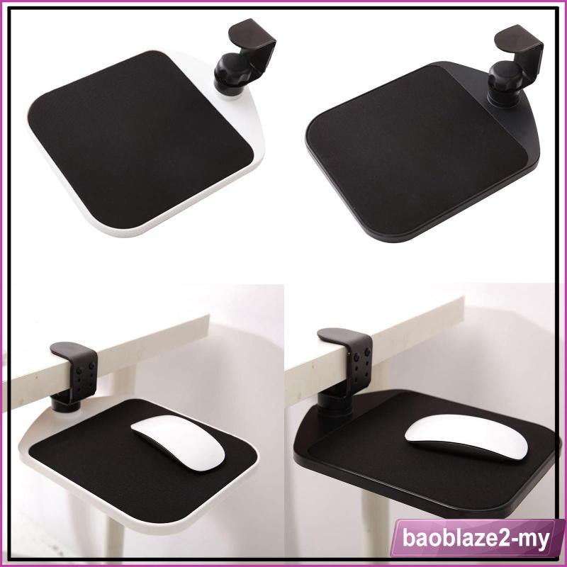 [baoblaze2] Adjustable Mouse Clamp on Desk Extended Rotating Tray Table ...