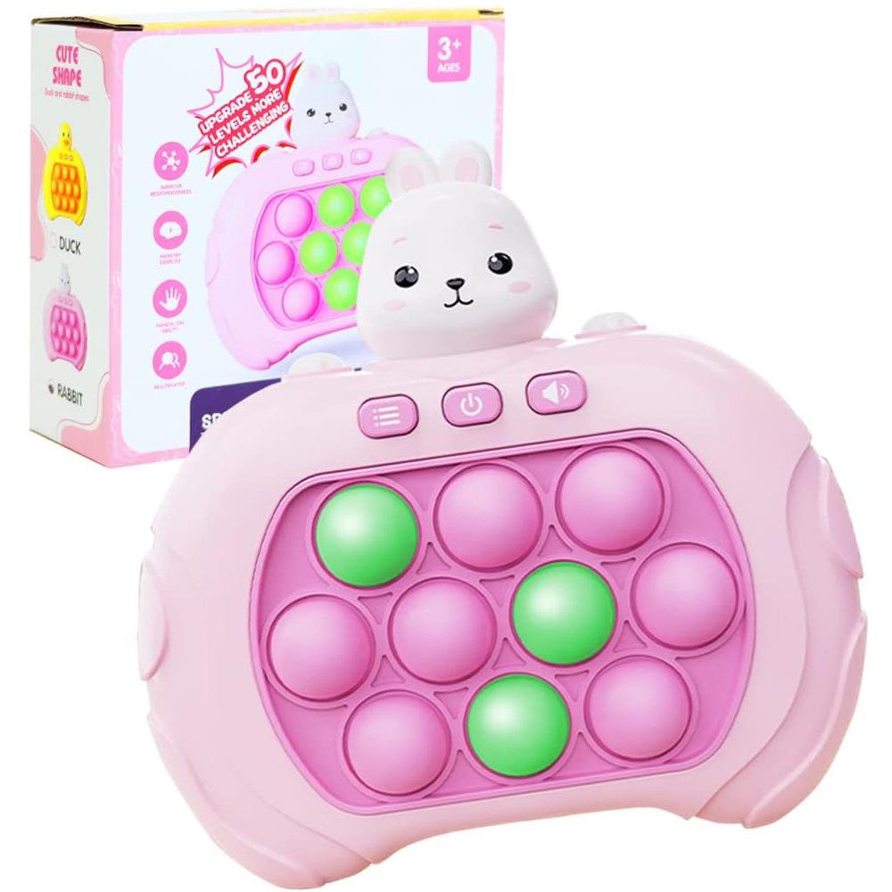 2023 Pop It Fidget Toy Cartoon Duck/Rabbit Quick Push Bubble Game ...