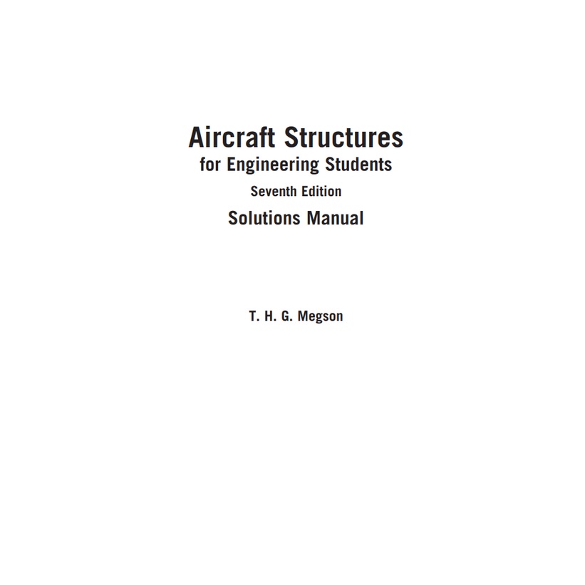 Engineering - Aircraft Structures for Engineering Students , Seventh ... Engineering - Aircraft Structures for Engineering Students , Seventh ...