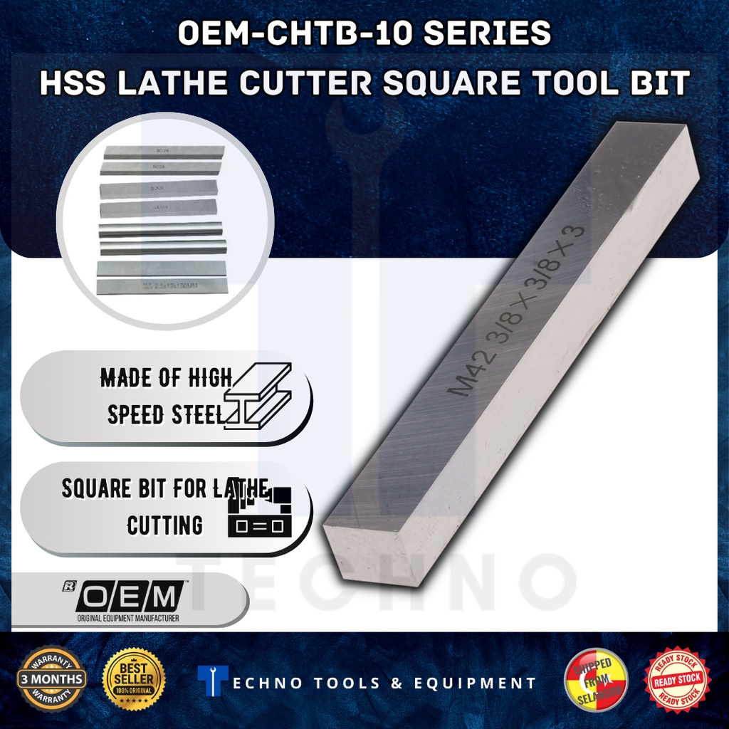 1/4" 5/16" 3/8" 7/16" HSS SQUARE TOOL BIT BITS LATHE CUTTER CUTTERS CNC ...