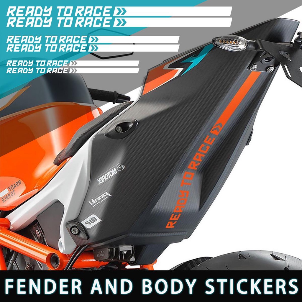 Motorcycle Sticker Reflective Mudguard KTM Duke 390 200 250 690 RC200 ...