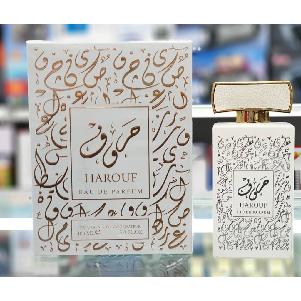 Arab Perfume HAROUF (White) EDP 100ML unisex By Ard Al Zaafaran minyak ...