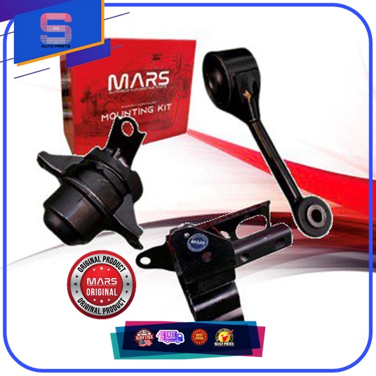 ORIGINAL MARS ENGINE MOUNTING KIT SET - PERODUA MYVI 2005-2016 1.0 1.3 1.5 (1 YEAR WARRANTY ...