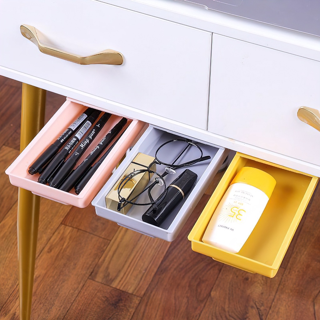 Desk Drawer, Mini Desk Drawer for Stationery, Utility Storage - PRUNE ...