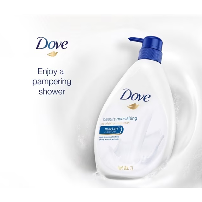 Dove Deeply Nourishing Body Wash ( 1L ) | Shopee Malaysia