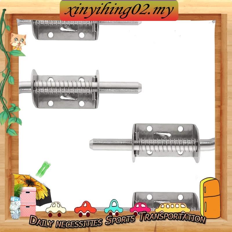 XN-4 Pack 5 Inch Spring Loaded Latch Pin 304 Stainless Steel Barrel ...