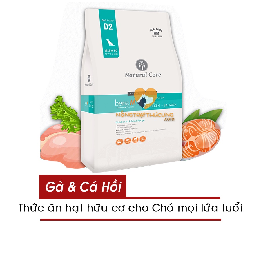 Natural Core Bene M50 Dog Grains 5KG - Chicken & Salmon Flavor | Shopee ...