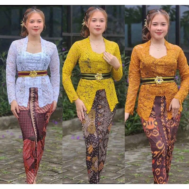 Sofia's Balinese Brocade Kebaya, New kutu Kebaya Top, Balinese borkat ...