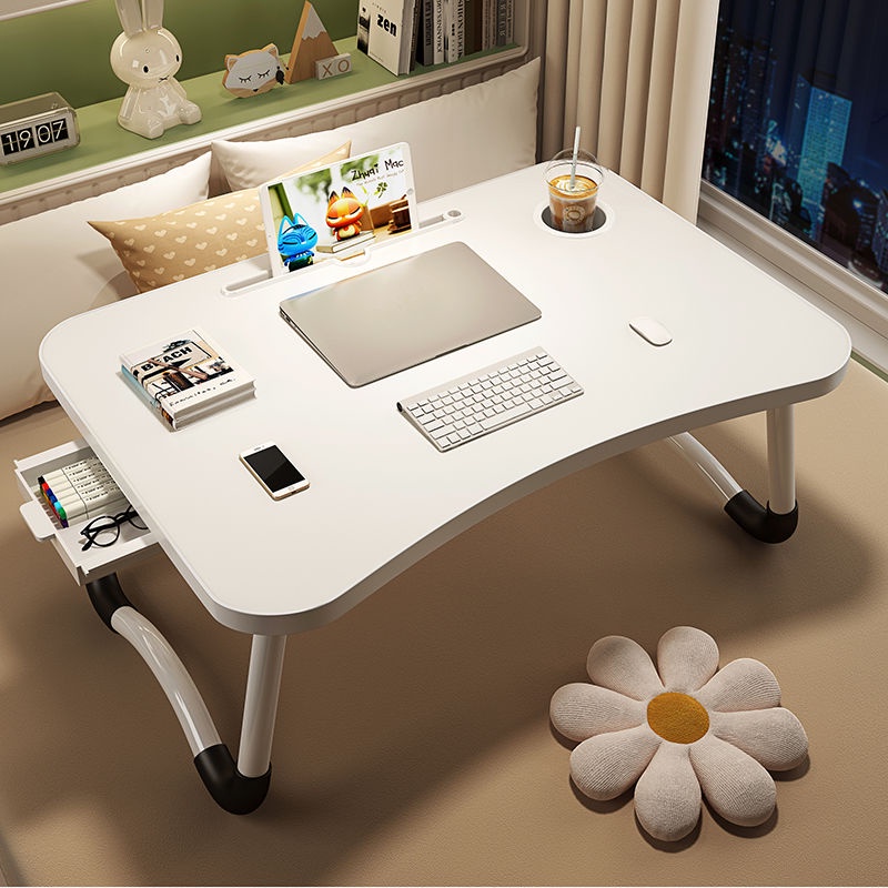 Bed Desk Folding Table Small Table Lazy Table Bed Table Simple Study ...
