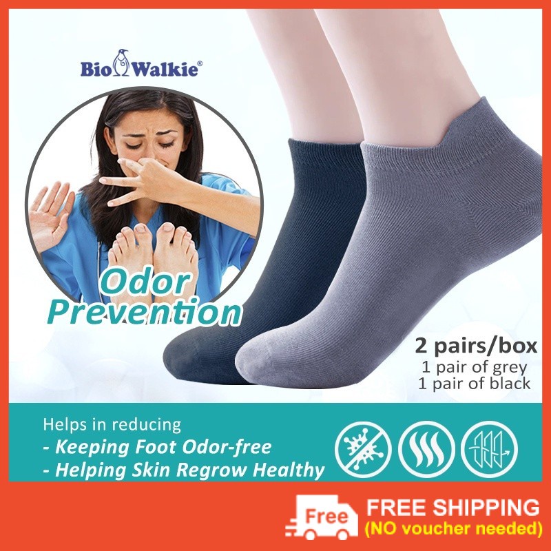 Unisex Ankle Antibacterial Sock Stoking Perak Odor Free medical ...