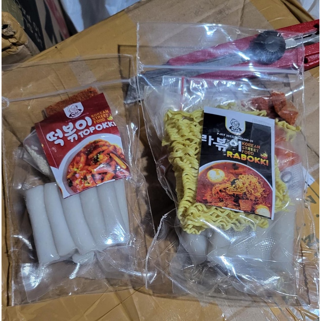 Toppoki rabokki tteoboki topoki homamade Ramyeon Tteokbokki RAPOKKI ...