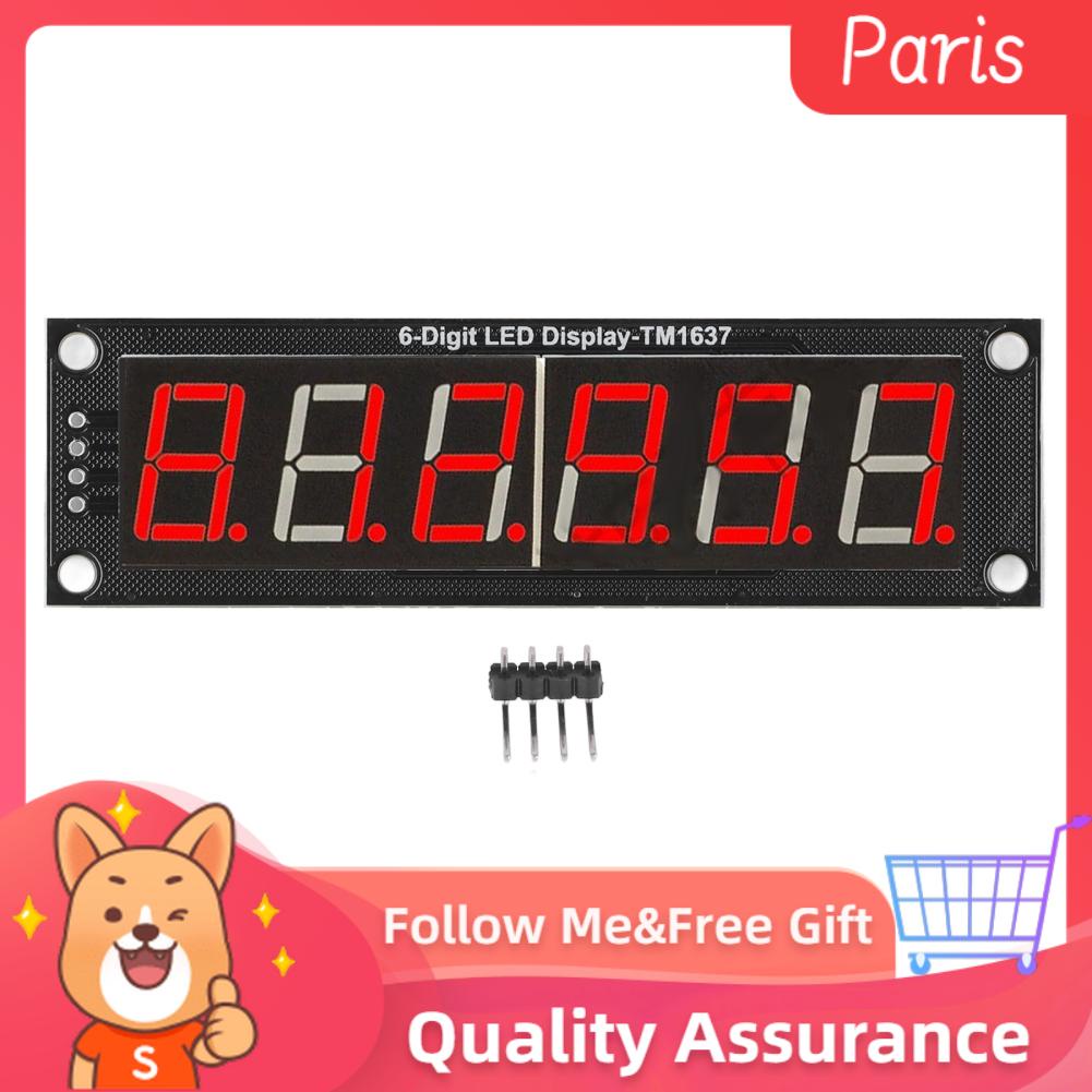 Superparis Digital Tube Display 6 Digit 7 Segment 0.56in TM1637 Drive ...