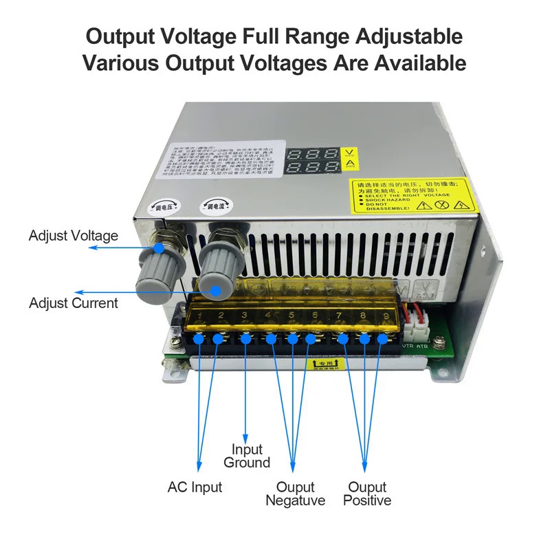 1000W Digital display Switching Power Supply AC 220V/110V To DC 0-12V ... 1000W Digital display Switching Power Supply AC 220V/110V To DC 0-12V ...