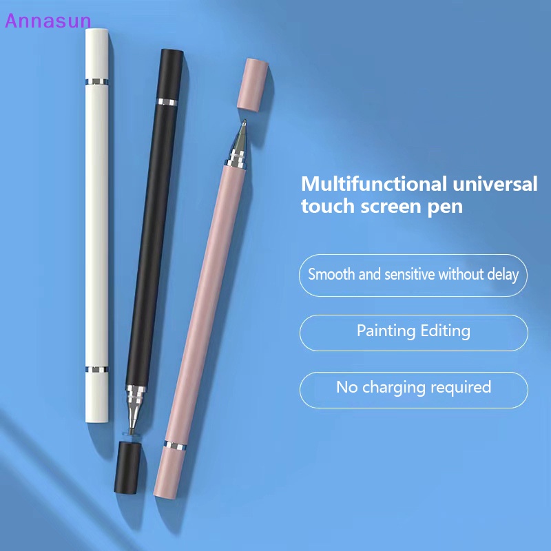 Annasun 2 In 1 Stylus Pen For Cellphone Tablet Capacitive Touch Pencil ...