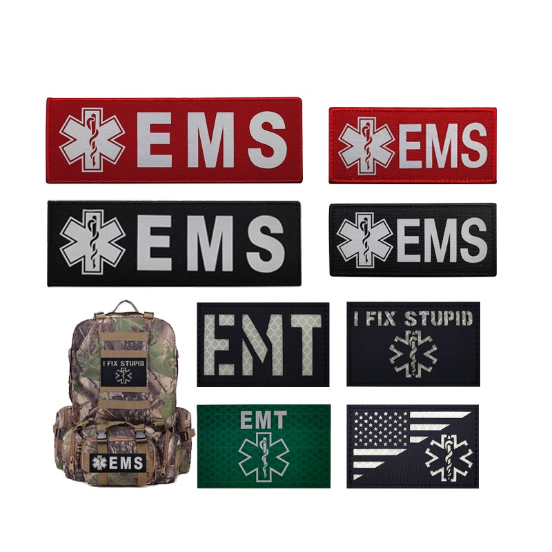 New Design Velcro Patch IR Reflective Velcro EMT Rescue Medical First ...