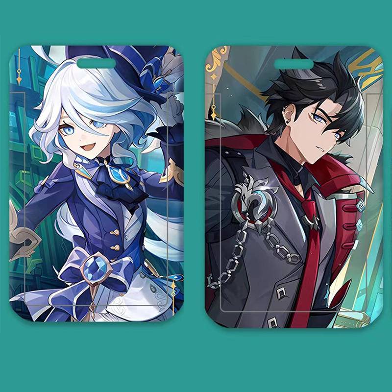 3 styles Game Genshin Impact ID Card Holders Business Credit Card ...