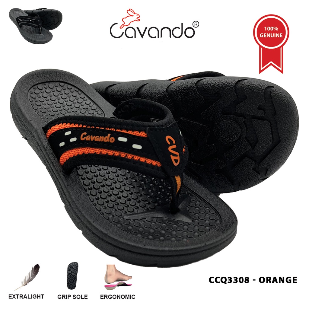 Cavando Kid's Sandal - CCQ3307/CCQ3308 Gray/Orange - Kid Shoe/Slipper ...