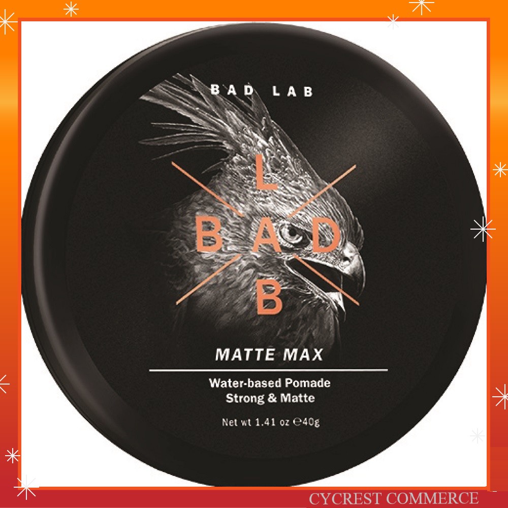 Bad Lab Matte Max Water-based Pomade Strong & Matte (40g/80g) | Shopee Malaysia