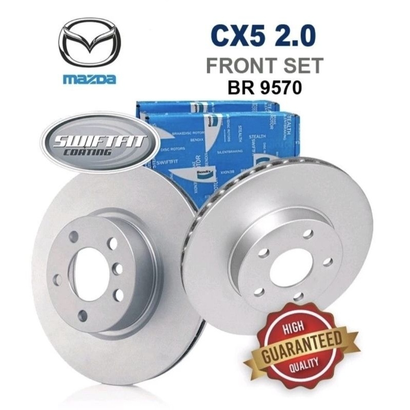 Original Bendix BR9570 Front Disc Rotor - Mazda CX-5 CX5 / Mazda 6 GJ 2013 - 2019 | Shopee Malaysia