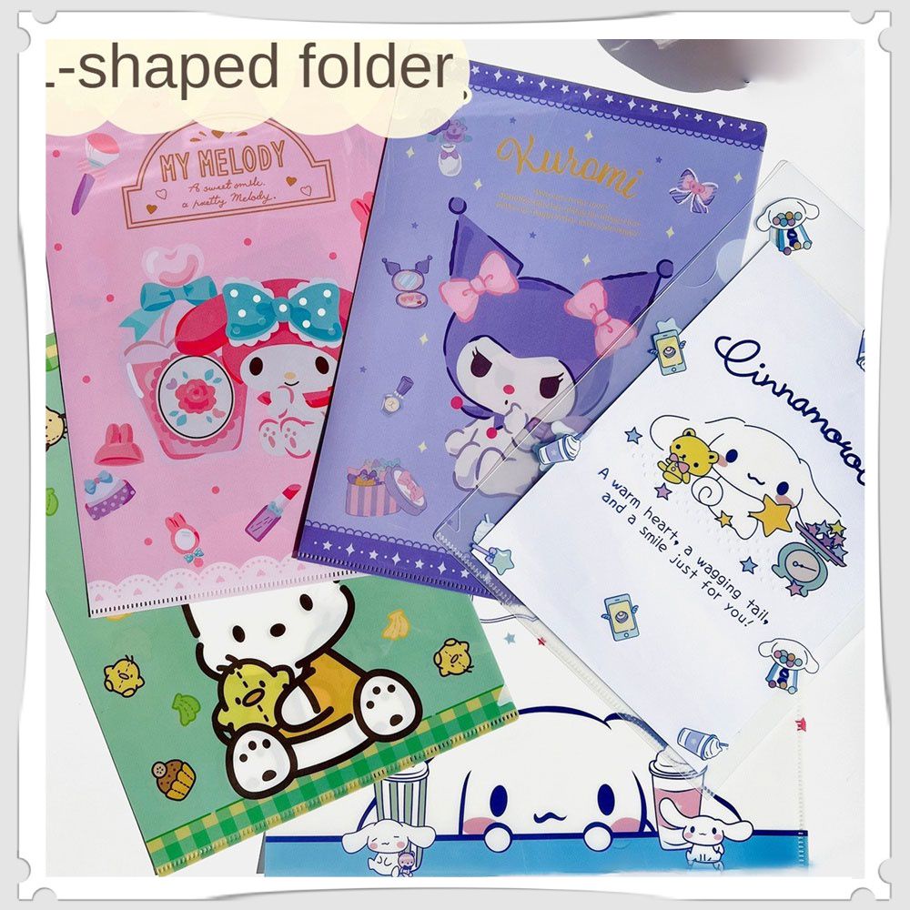 Sanrio A4 File Bag Portable Folder Organ Bag Cute Kuromi My Melody ...