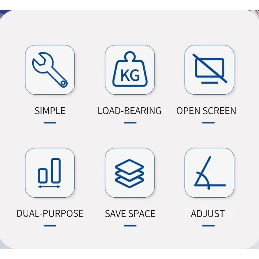 Rack TV Monitor Organizer Screen Top Storage Shelf Holder Home Storage ...