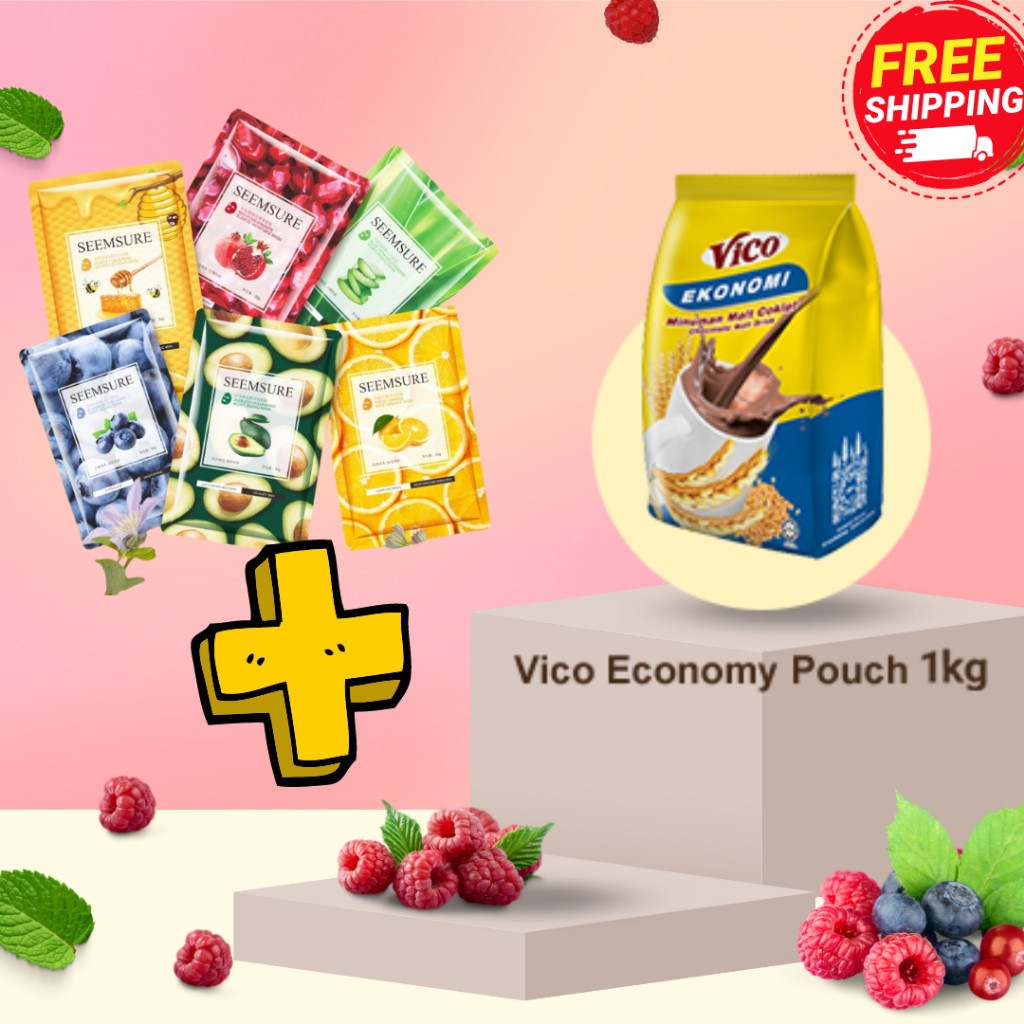 1 PC FACE MASK SHEET FT FREE SHIPPING VIC0 | Shopee Malaysia