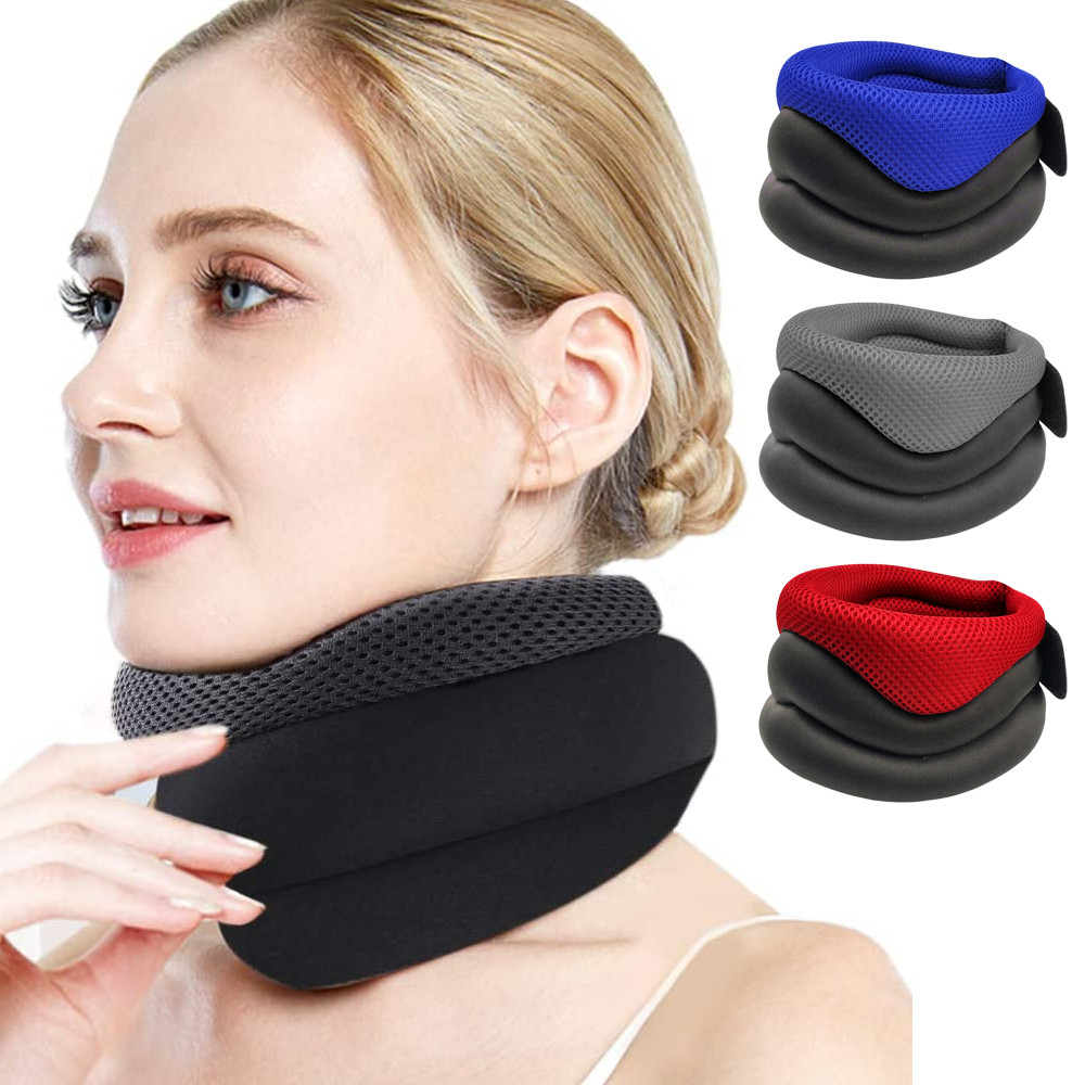 1pcs Adjustable Neck Brace Support for Neck Spinal Pain Relief ...